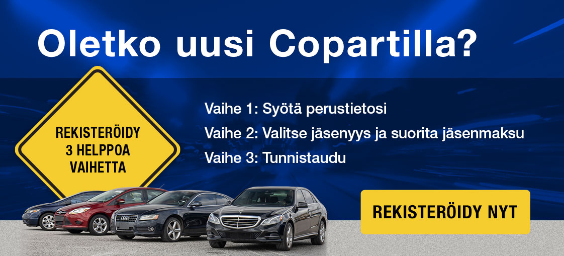 Ajoneuvojen verkkohuutokaupat Copart Suomi: lunastetut ja käytetyt ...